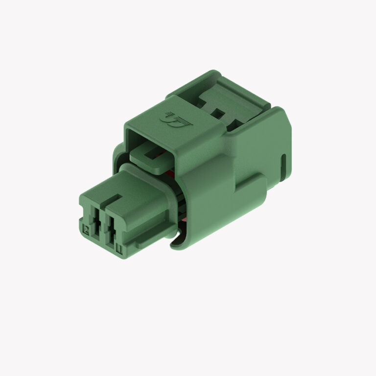 060 2Pin Female Connector Green Sealed type - UJU ELECTRONICS